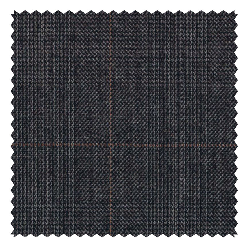 Dark Grey Glen Check "Target" Suiting – Anthony Sinclair