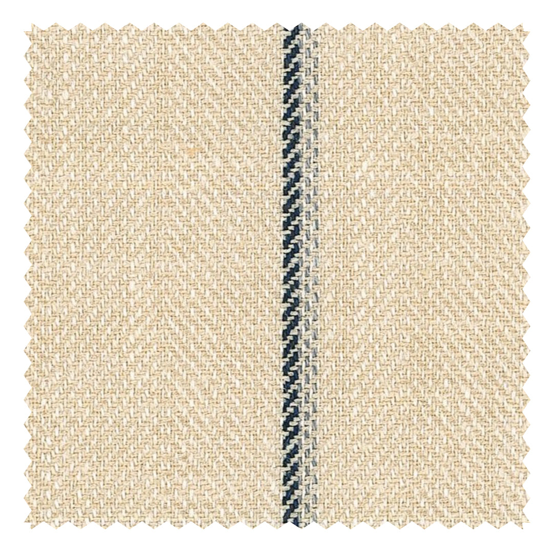 Off White Herringbone Stripe "Crystal Springs" Jacketing – Anthony Sinclair
