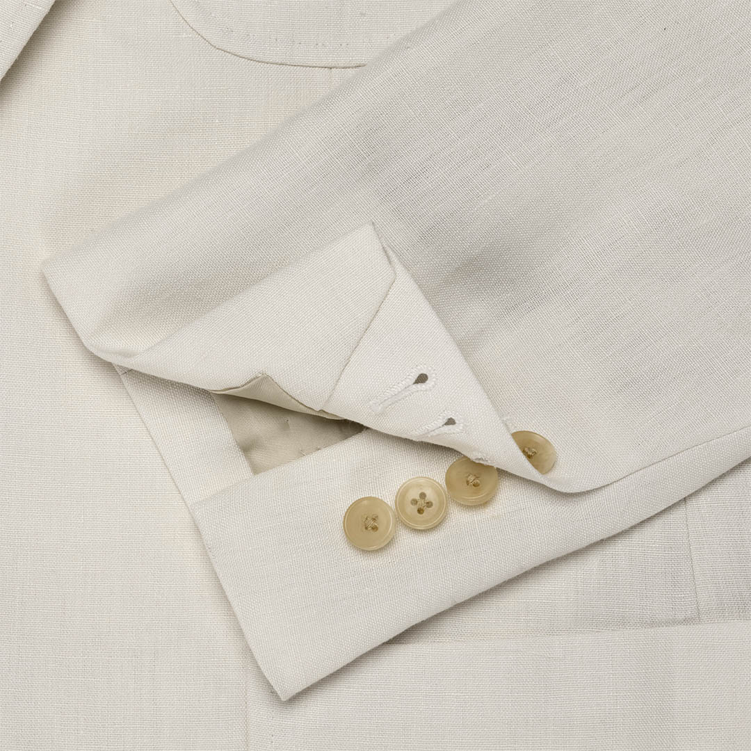 Two-Piece Cream Linen Suit – Anthony Sinclair