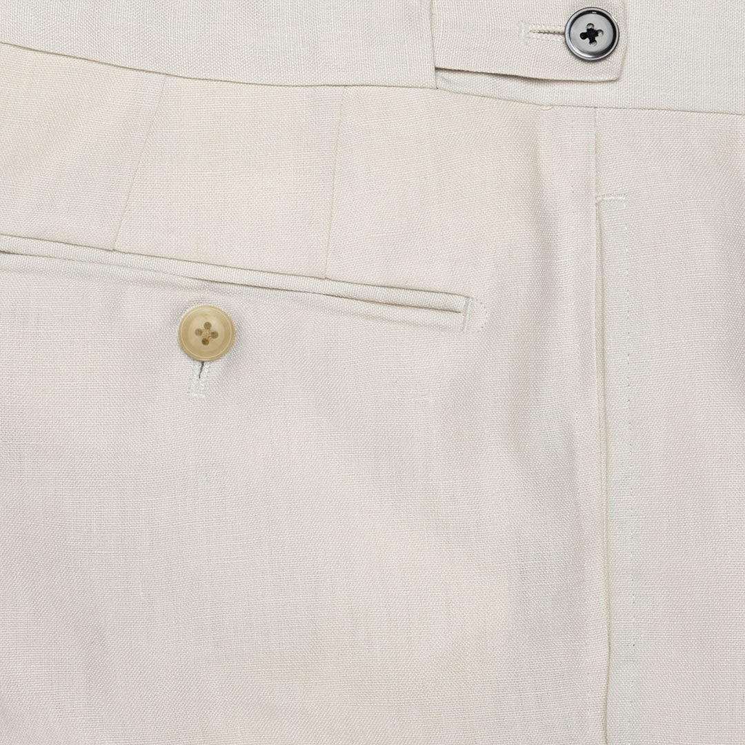 Two-Piece Cream Linen Suit – Anthony Sinclair