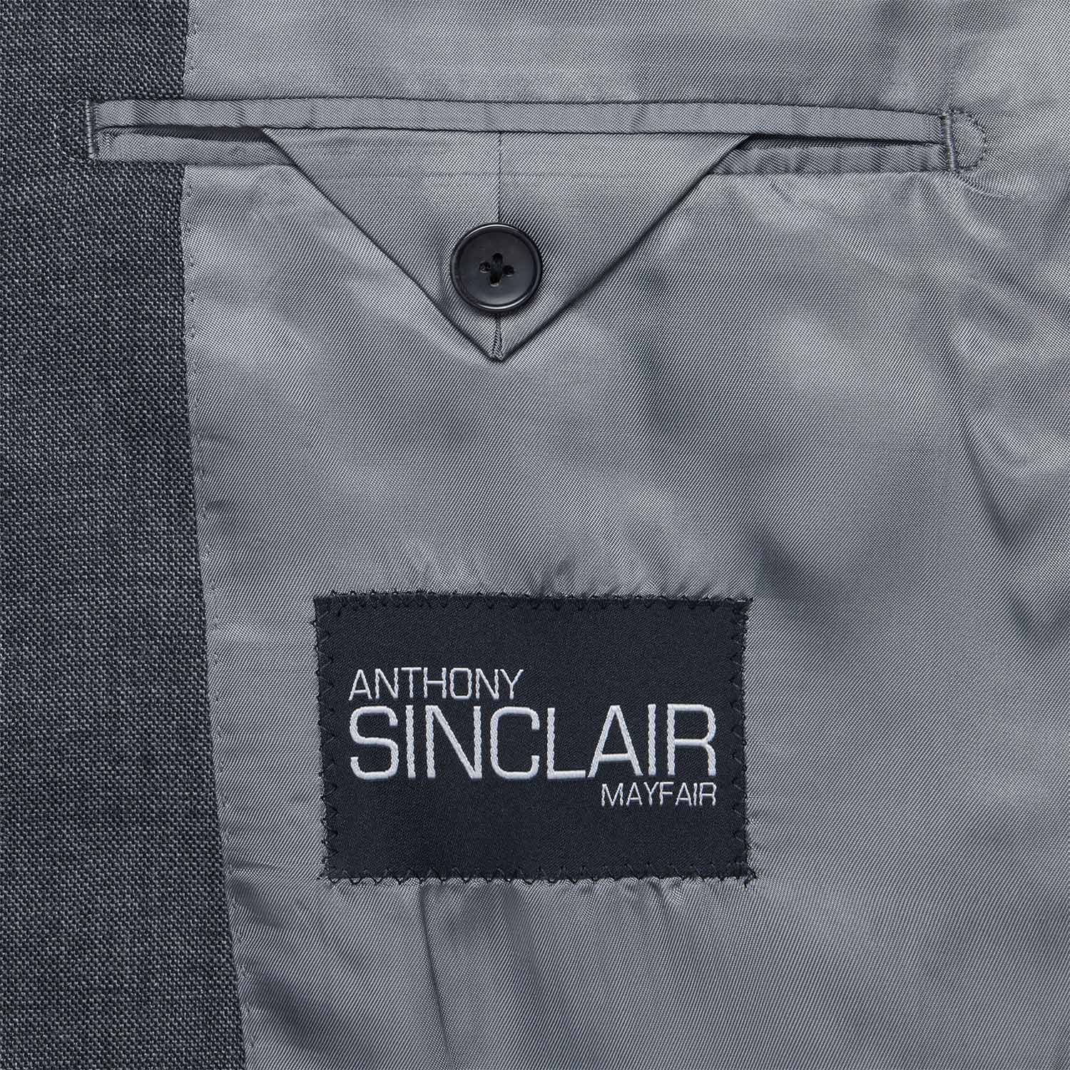 Two-Piece Dark Grey Sharkskin Suit – Anthony Sinclair